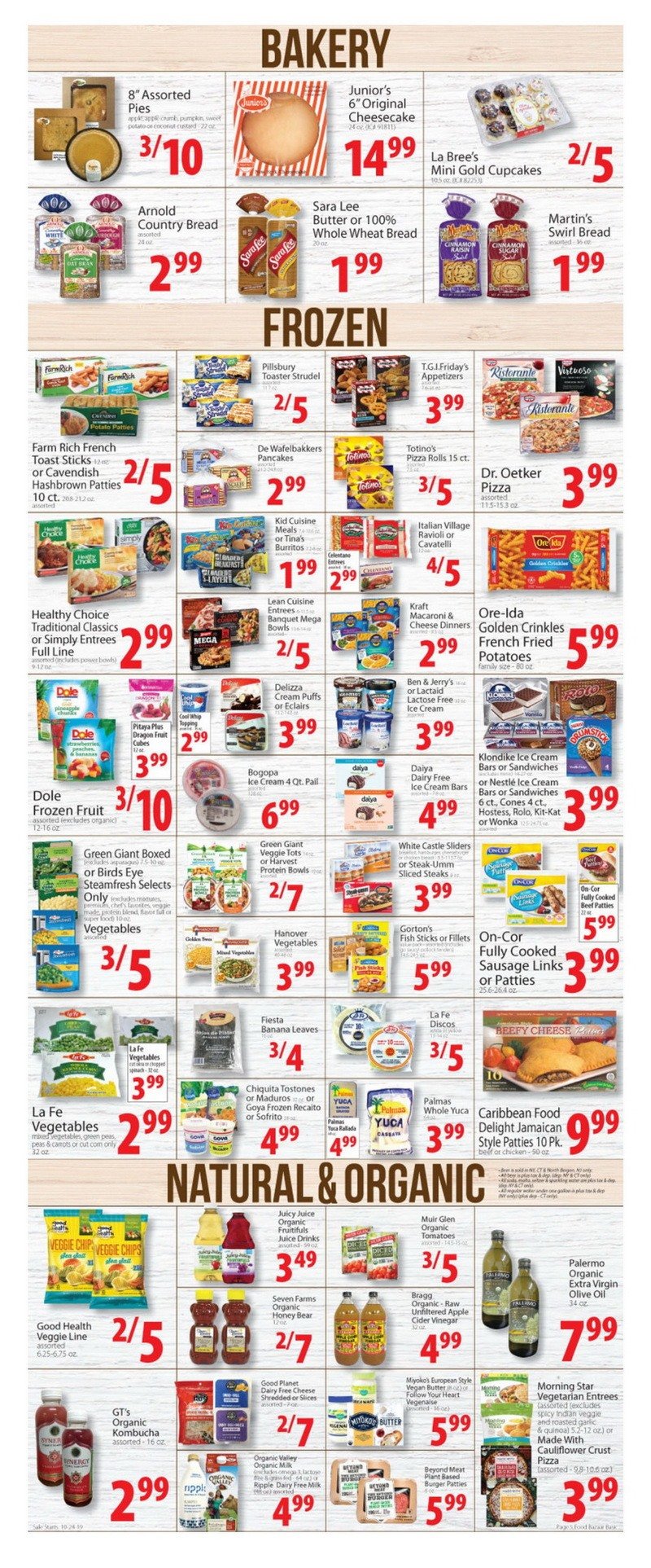 Food Bazaar Weekly Ad Oct 24 – Oct 30, 2019
