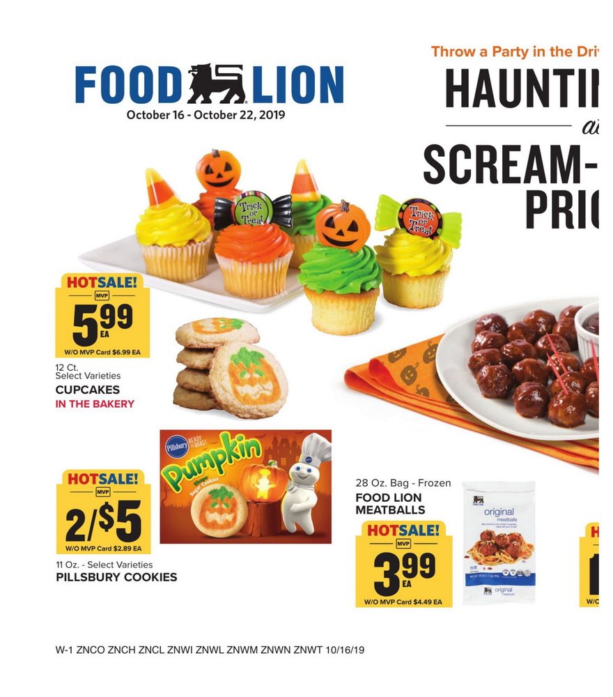Food Lion Weekly Ad Oct 16 – Oct 22, 2019