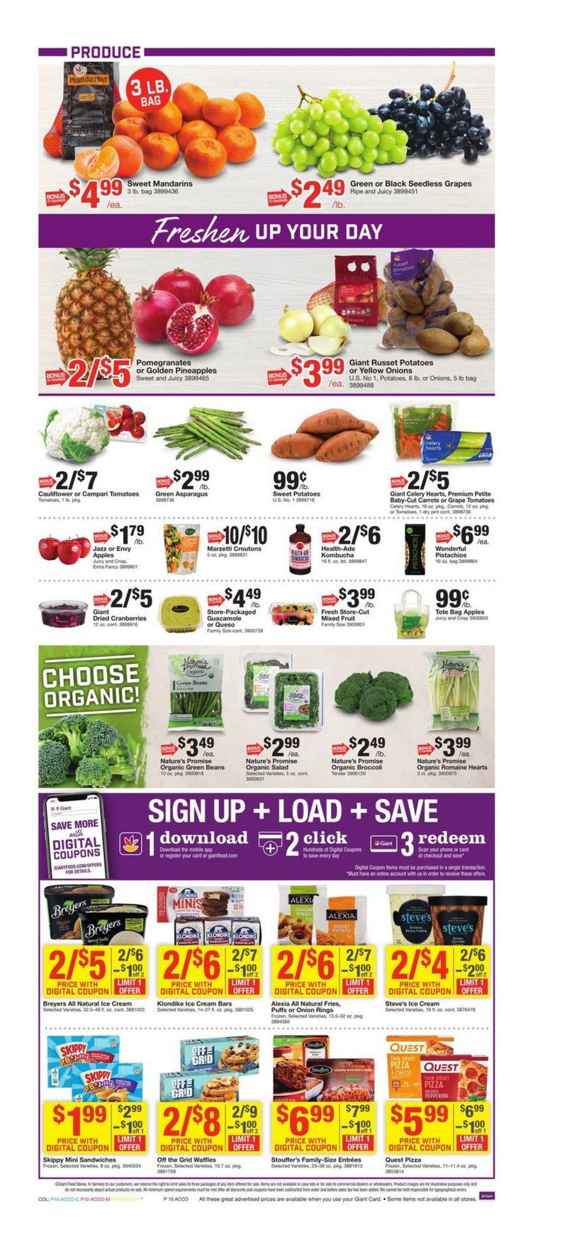 Giant Food Weekly Circular Oct 25 – Oct 31, 2019