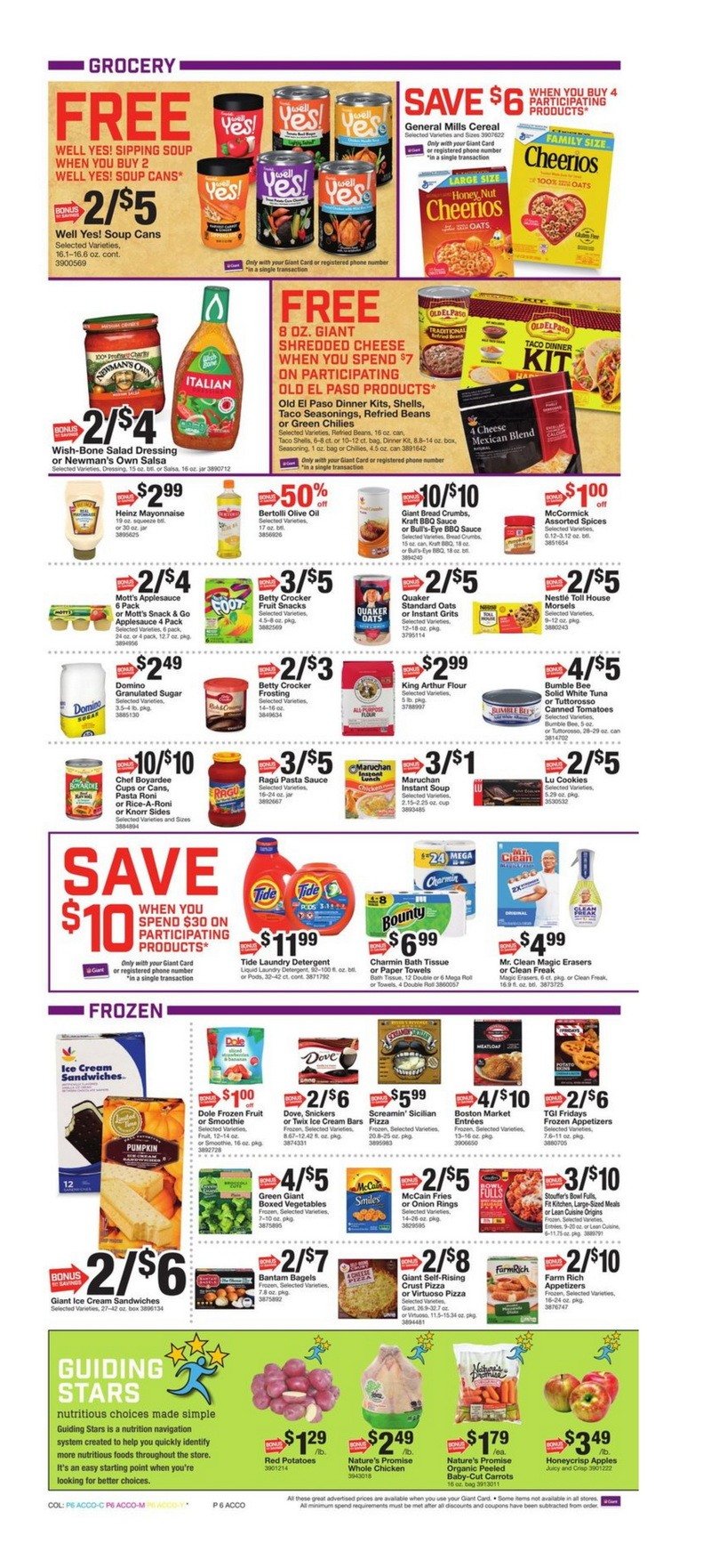Giant Food Weekly Circular Oct 25 – Oct 31, 2019