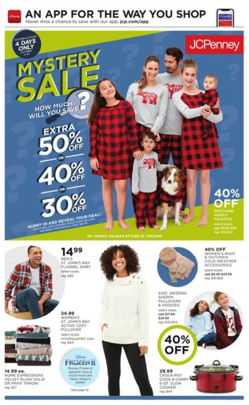 JCPenney Special Ad Sale Oct 17 – Oct 20, 2019