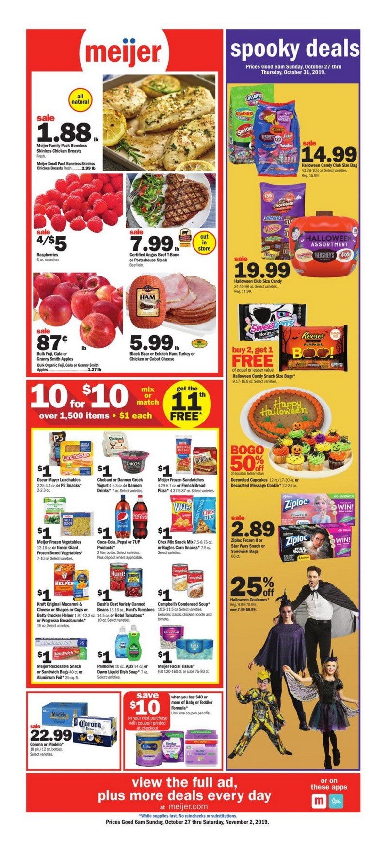 Meijer Weekly Ad Oct 27 – Nov 02, 2019