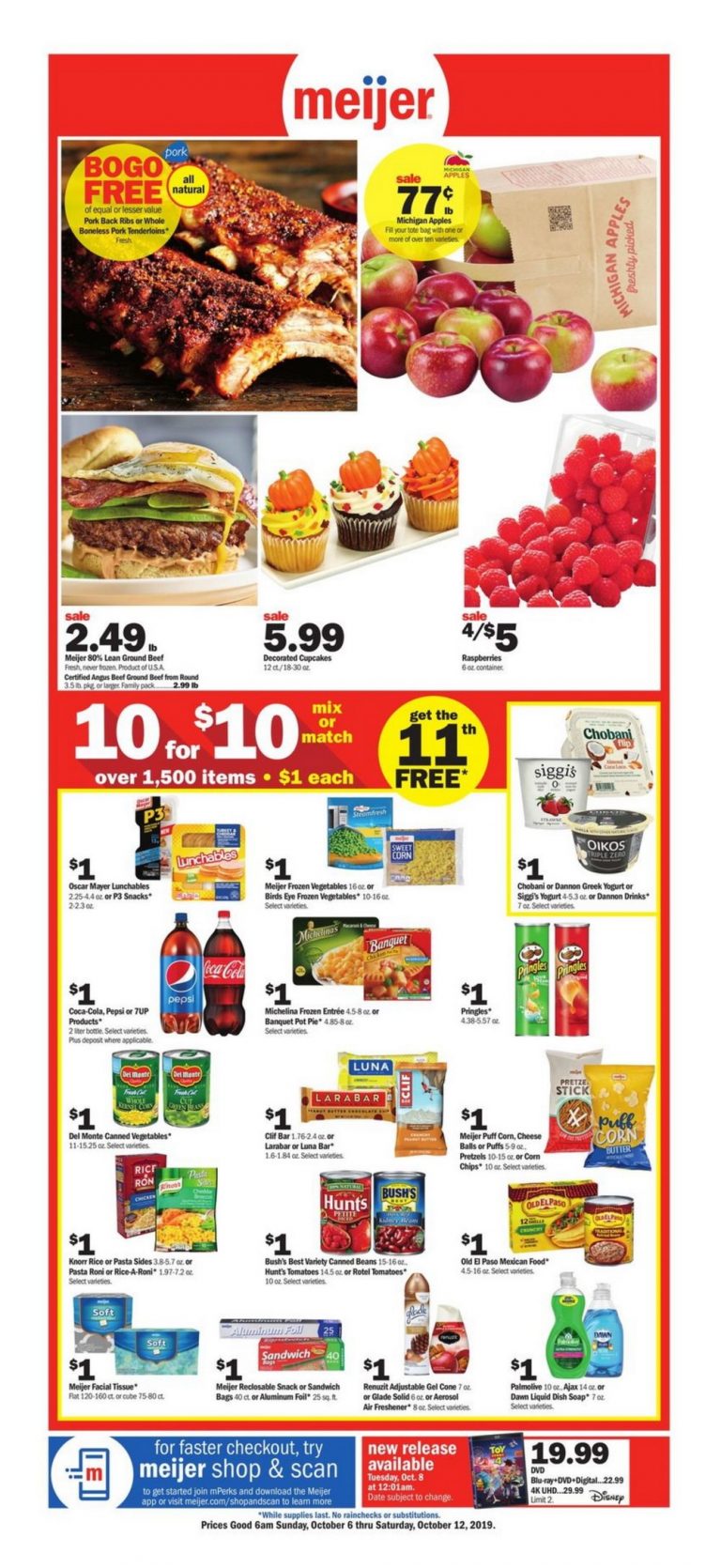 Meijer Weekly Ad Oct 6 – Oct 12, 2019