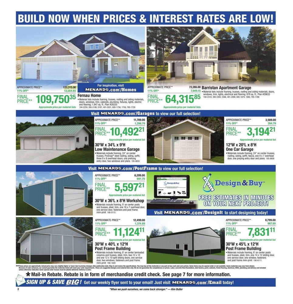 Menards Flyer Sale Oct 13 – Oct 19, 2019