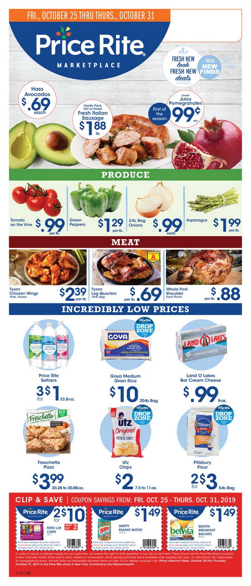Price Rite Weekly Ad Oct 25 – Oct 31, 2019