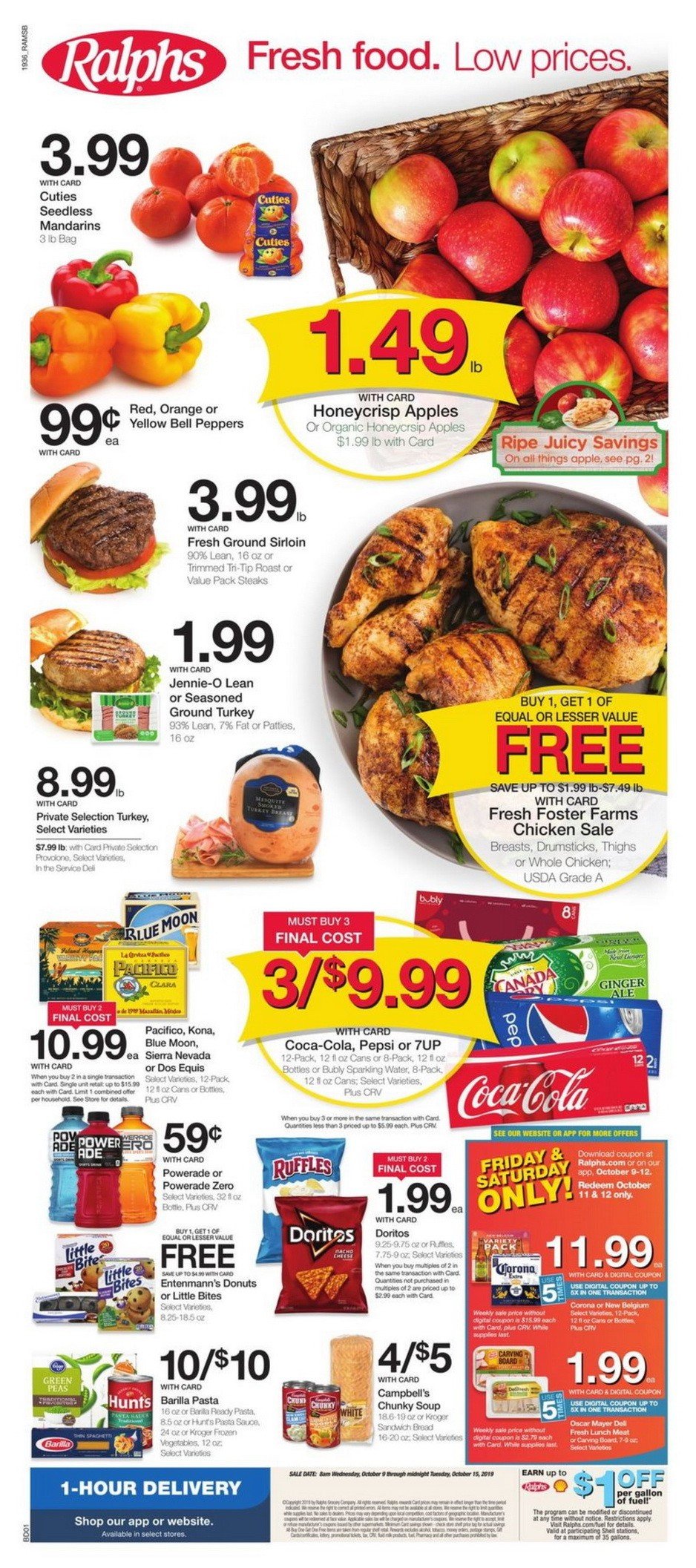 Ralphs Weekly Ad Oct 9 – Oct 15, 2019