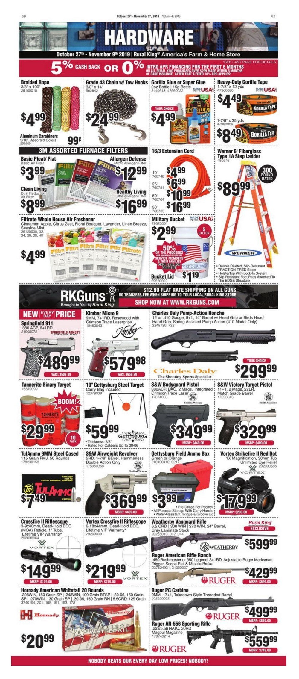 Rural King Weekly Ad Oct 27 – Nov 09, 2019