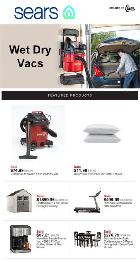 Sears Weekly Ad Oct 30 – Nov 06, 2019