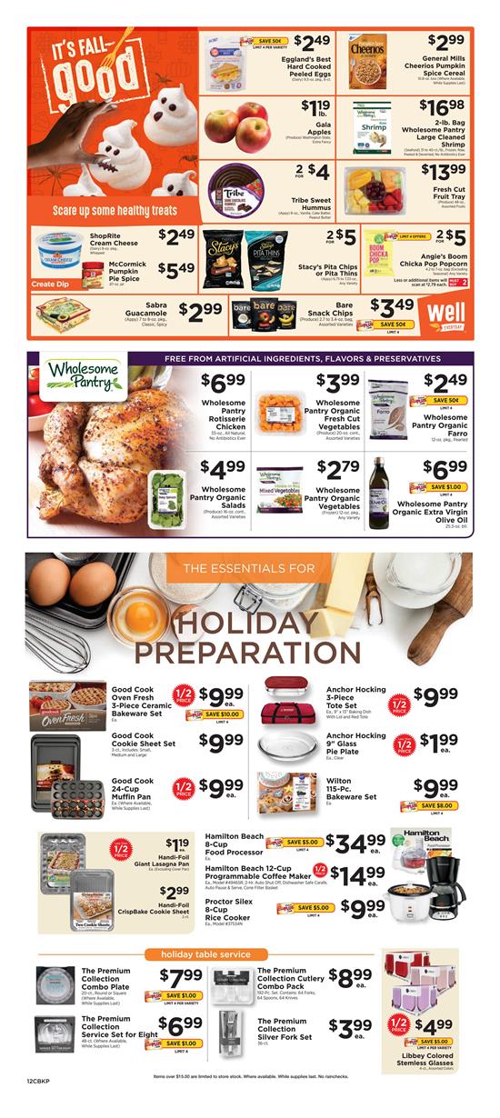 ShopRite Weekly Ad Oct 20 – Oct 26, 2019