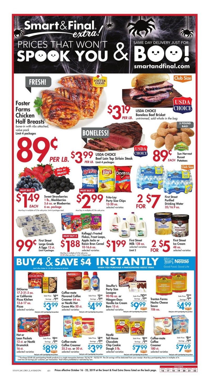 Smart & Final Weekly Ad Oct 16 – Oct 22, 2019