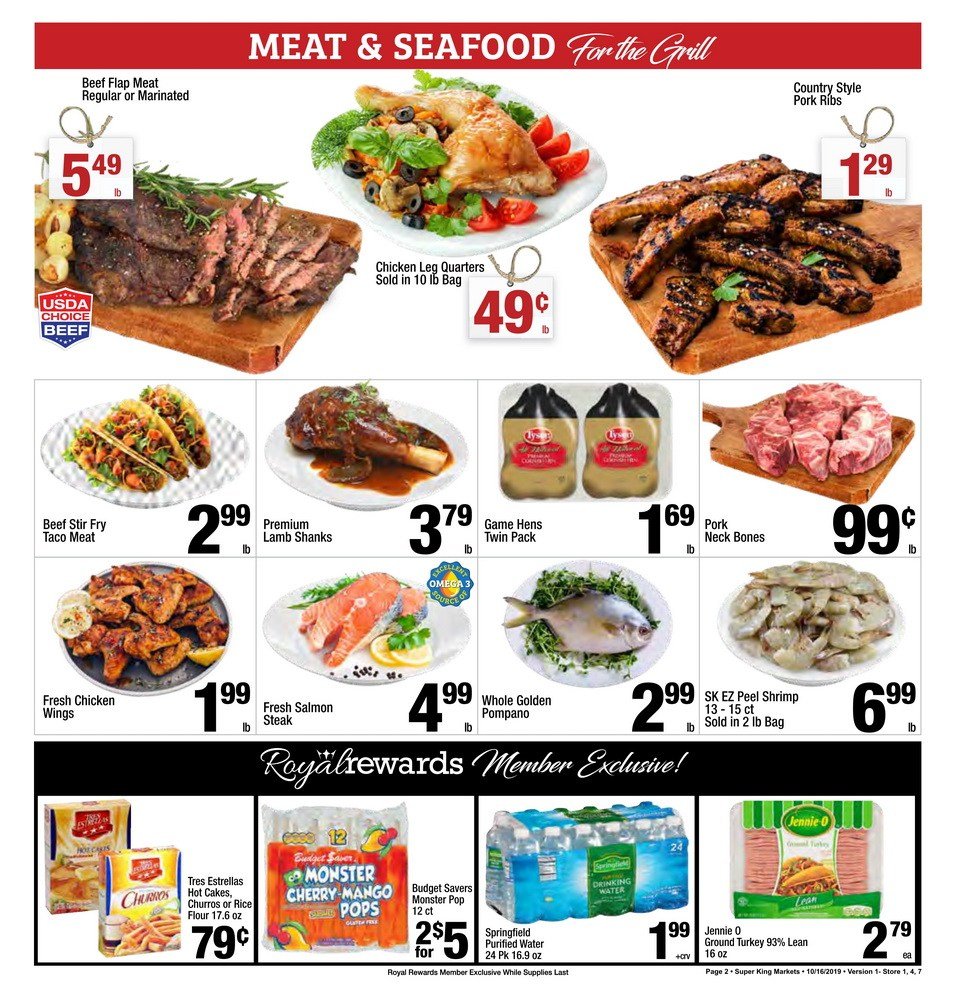 Super King Weekly Ad Oct 16 – Oct 22, 2019