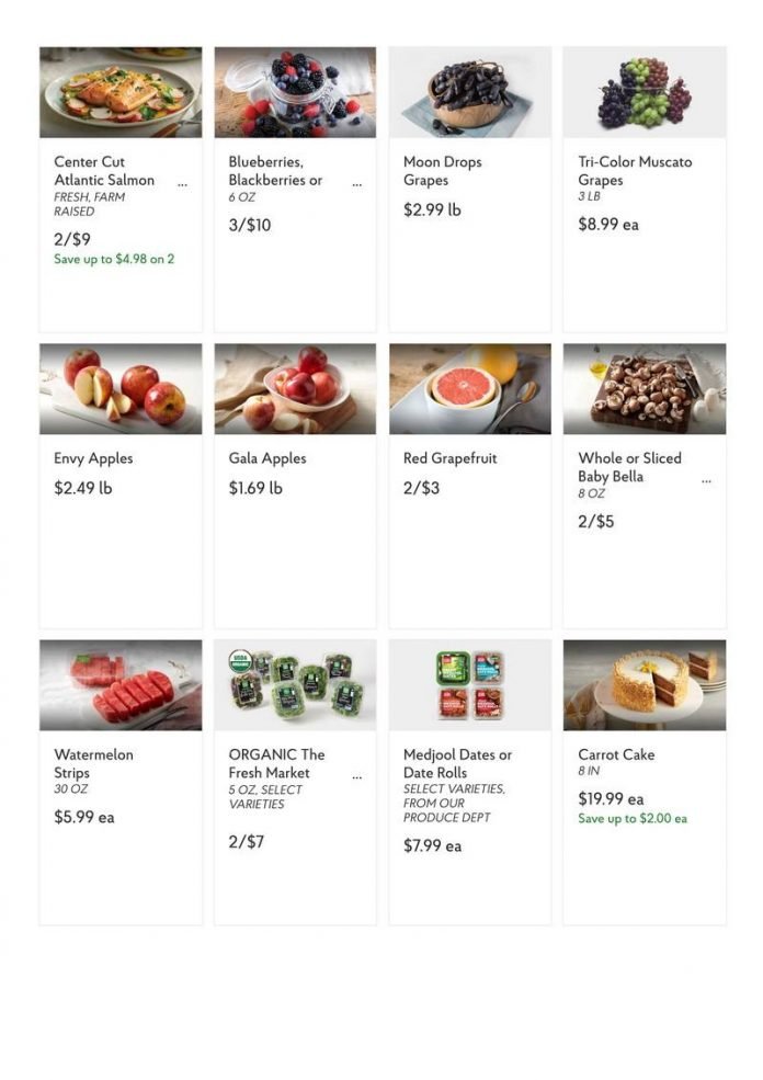 The Fresh Market Weekly Specials Oct 16 – Oct 22, 2019