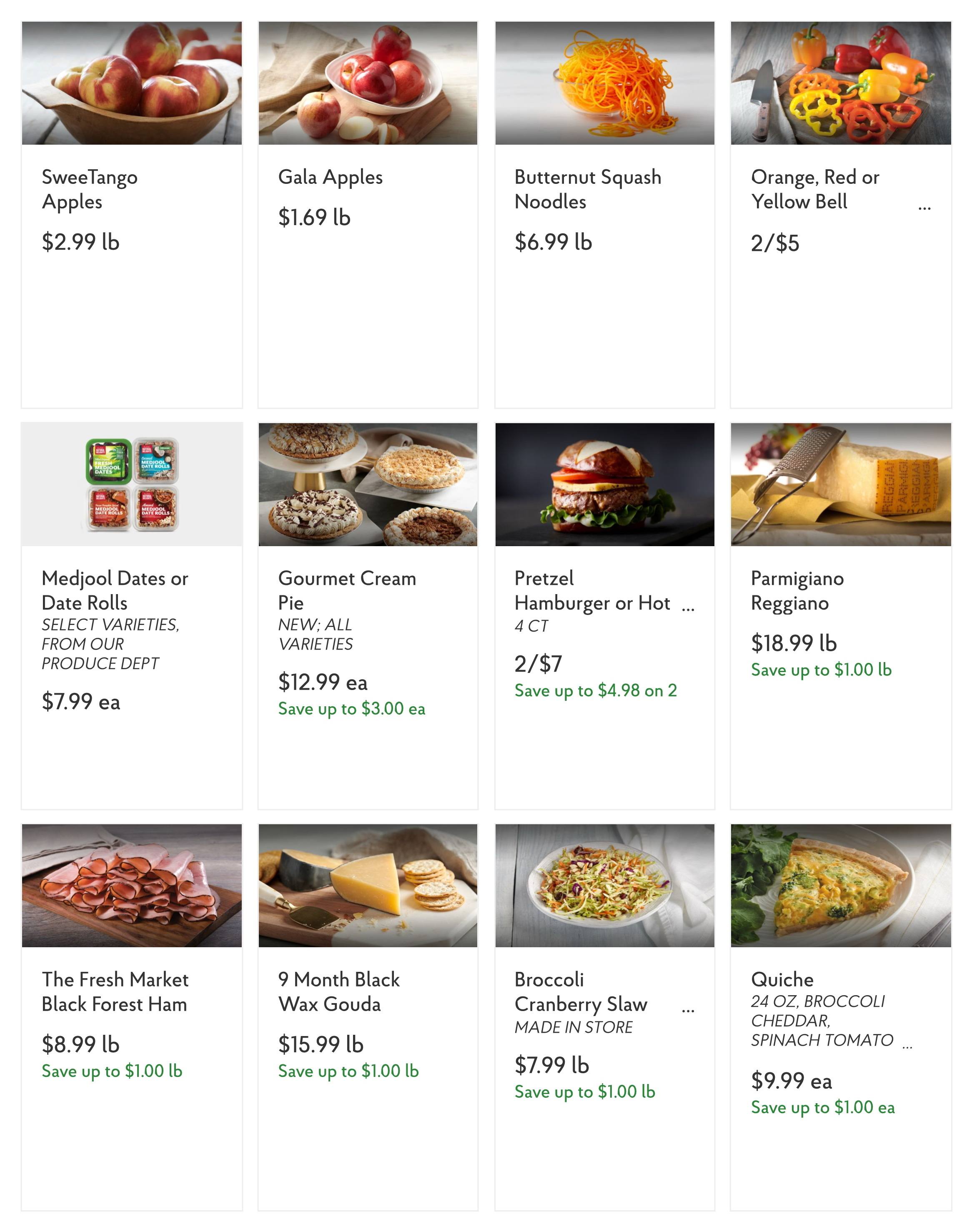 The Fresh Market Weekly Specials Oct 9 – Oct 15, 2019