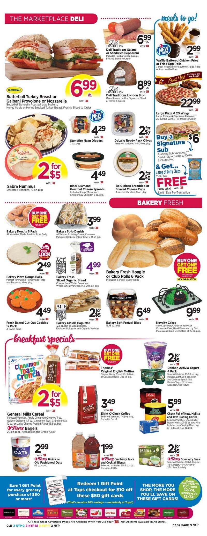 Tops Weekly Circular Oct 27 – Nov 02, 2019
