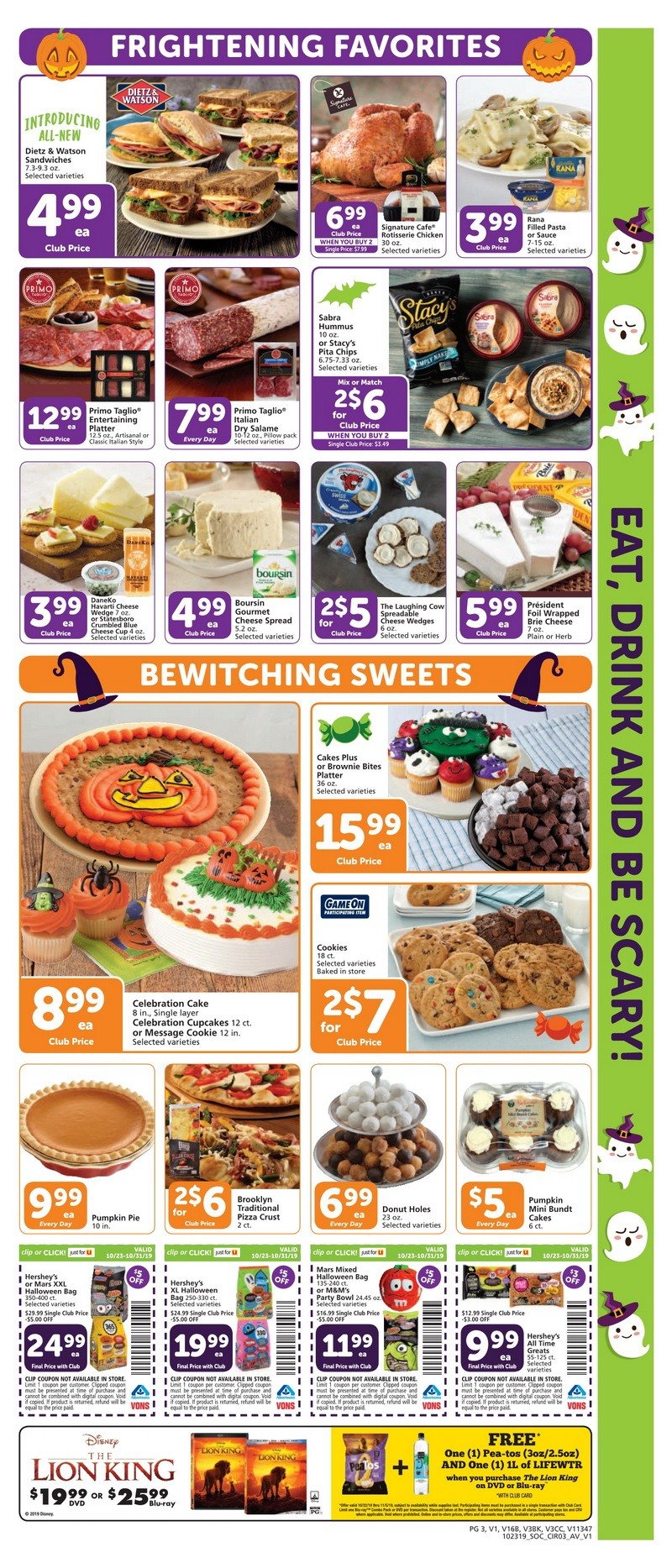 Vons Weekly Ad Oct 23 – Oct 29, 2019