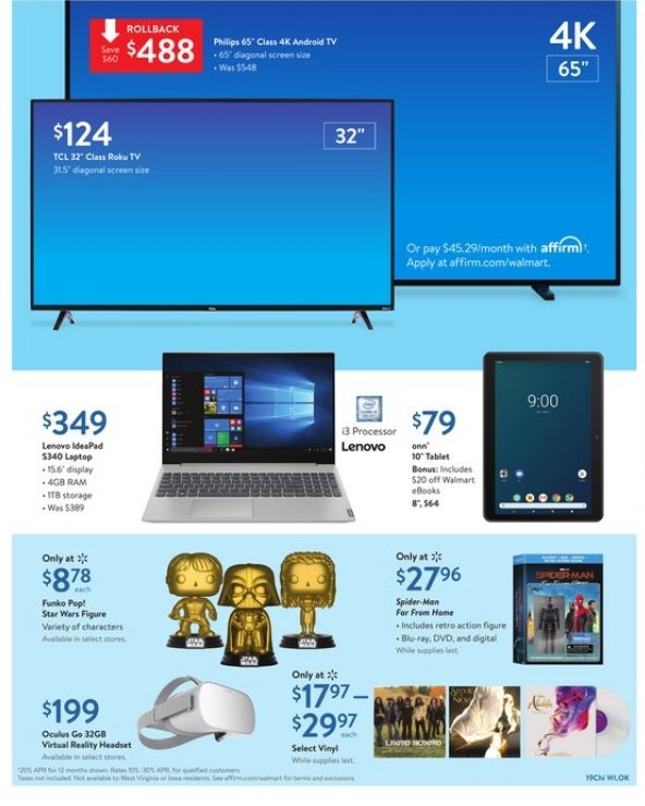 Walmart Weekly Ad Oct 13 – Oct 31, 2019
