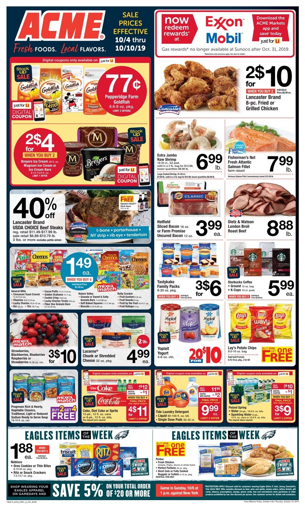 Acme Weekly Ad Oct 4 – Oct 10, 2019