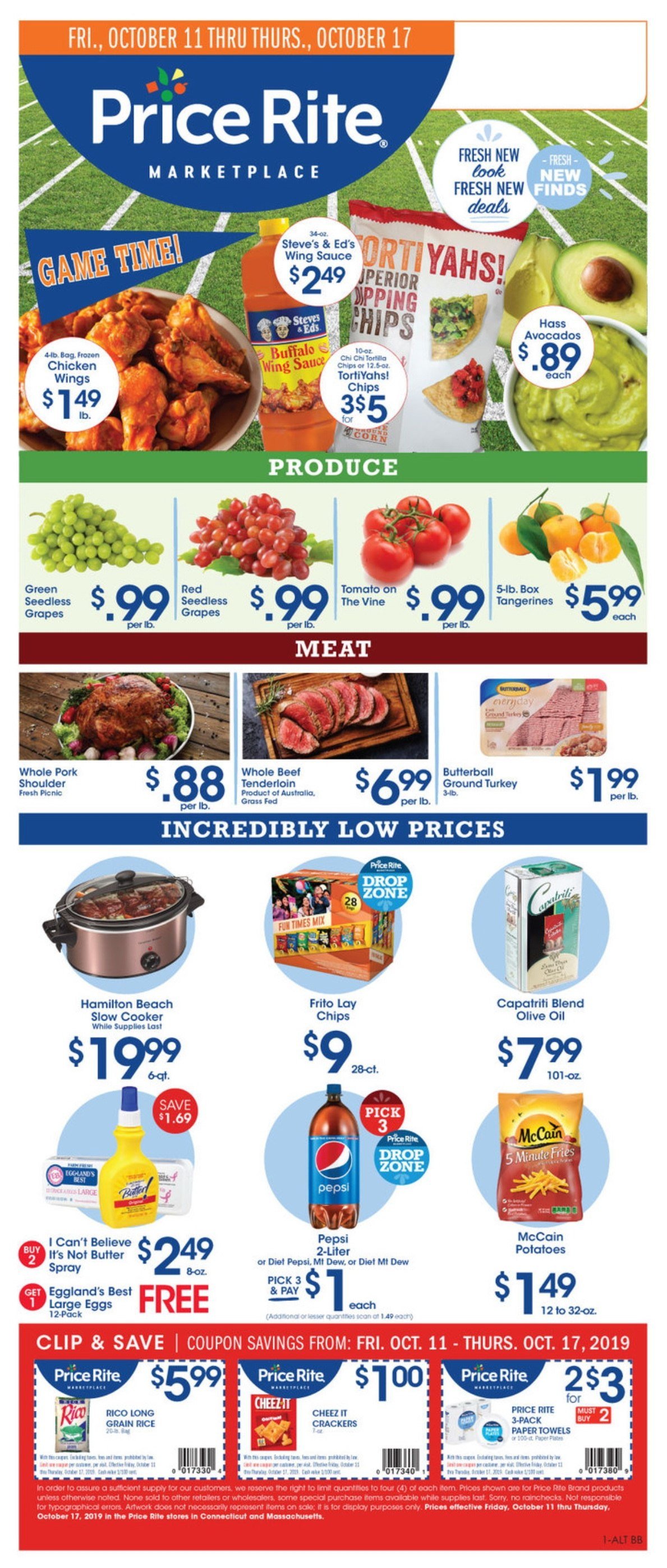 Price Rite Weekly Ad Oct 11 – Oct 17, 2019