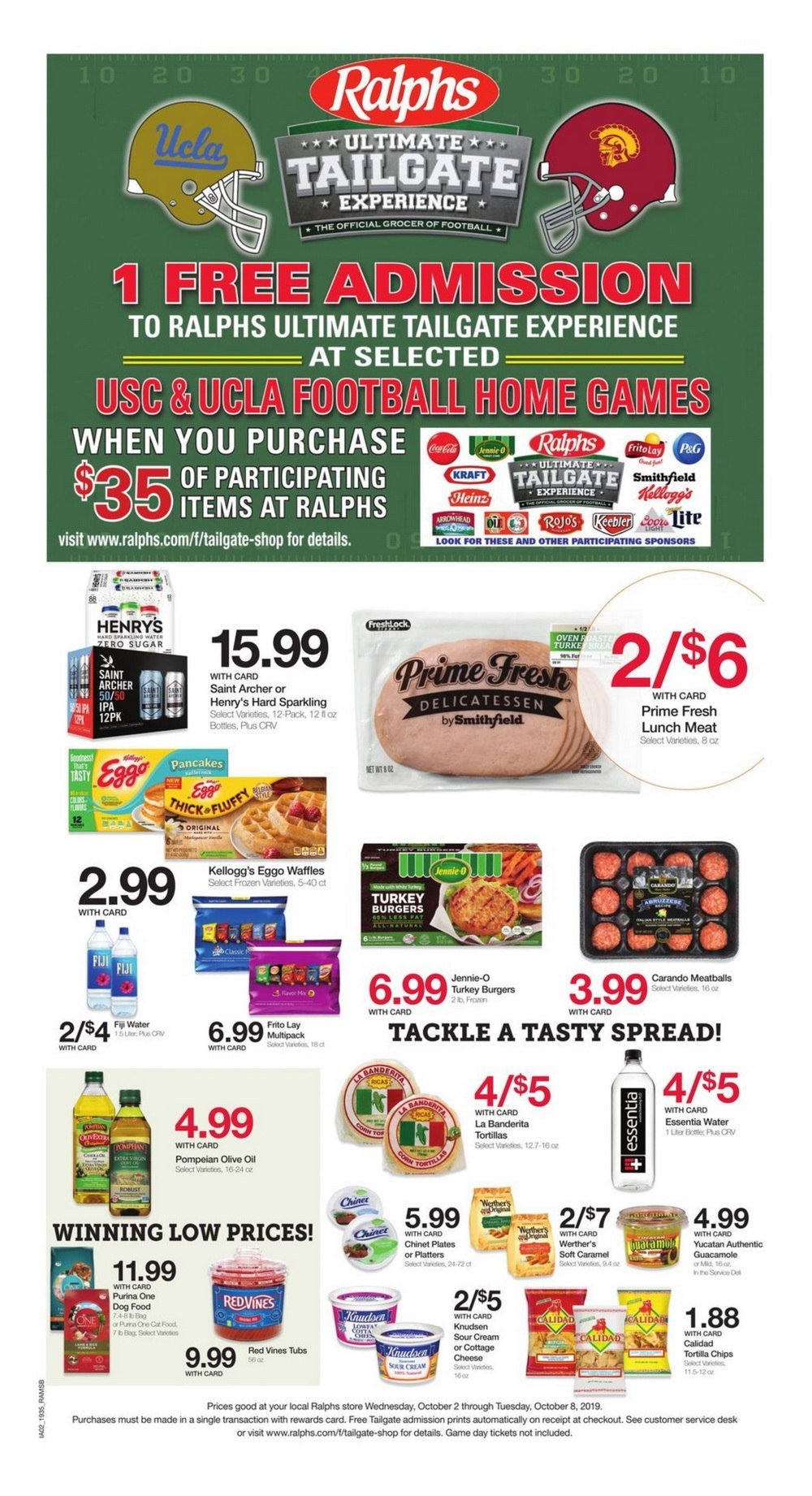 Ralphs Weekly Ad Oct 02 – Oct 08, 2019