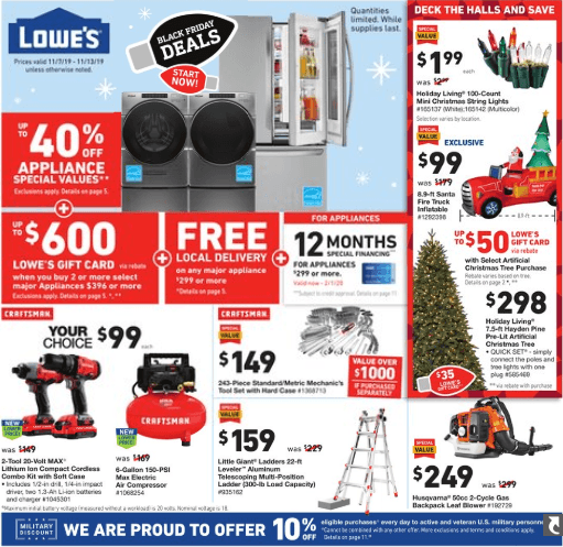 Lowe's Weekly Ad Nov 7 – Nov 13, 2019