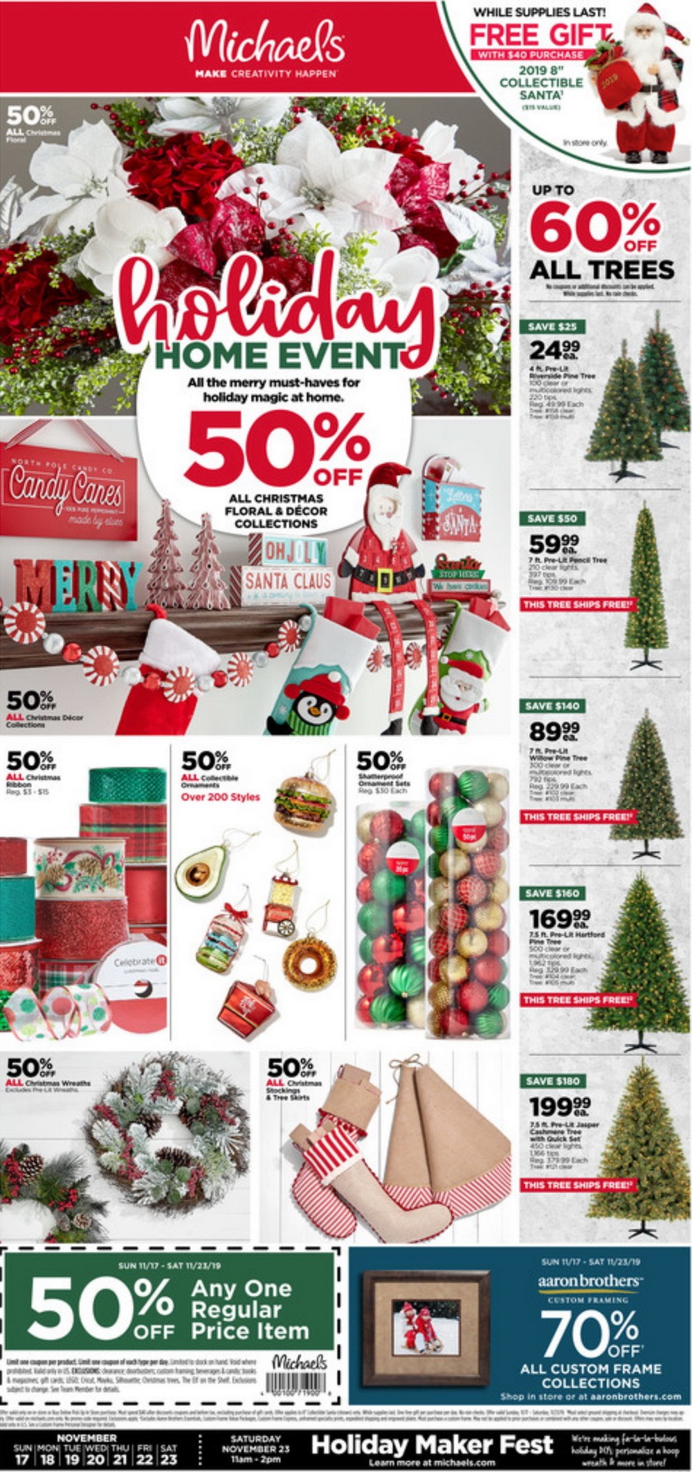 Michaels Weekly Ad Nov 17– Nov 23, 2019