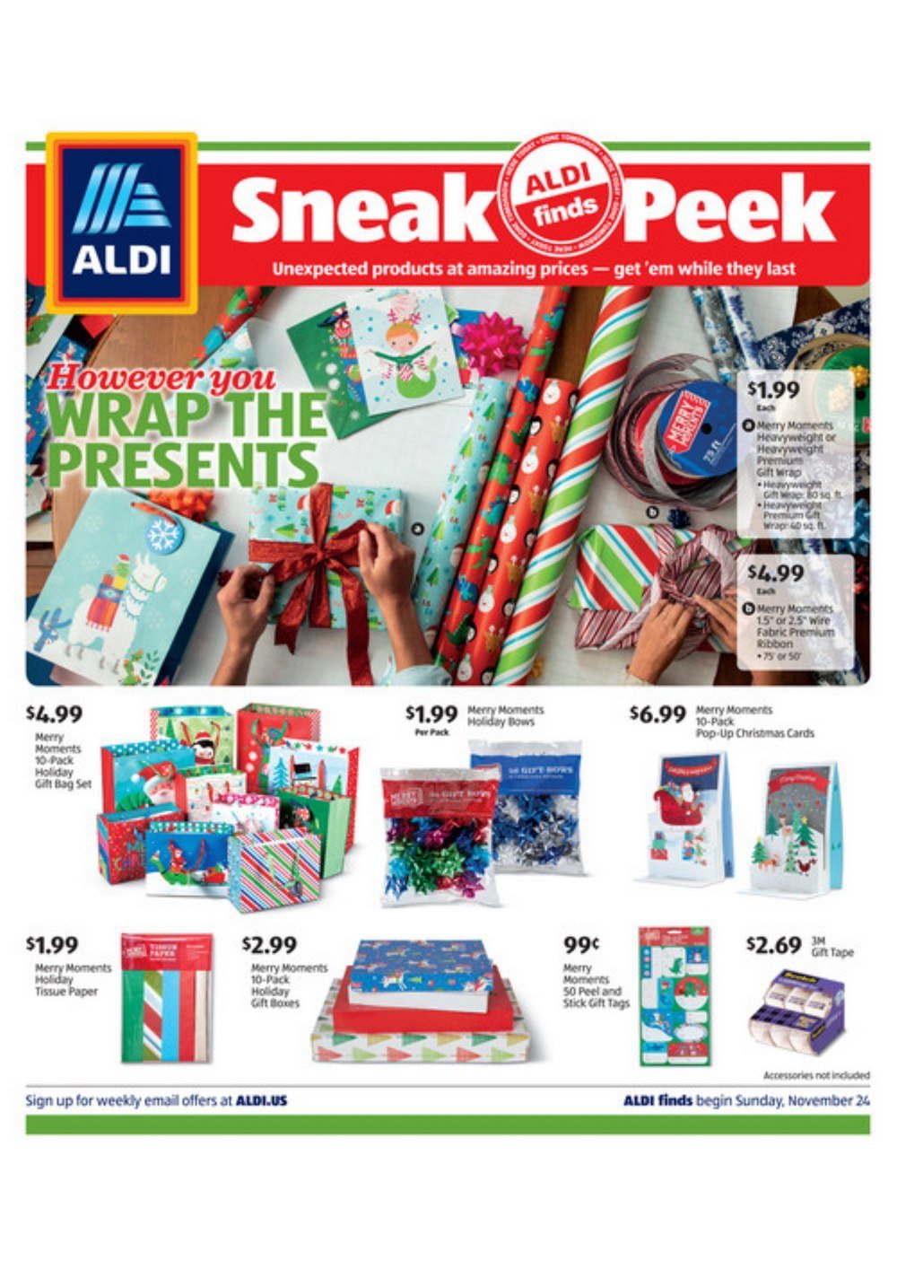 Aldi Weekly Ad Nov 24 – Nov 30, 2019