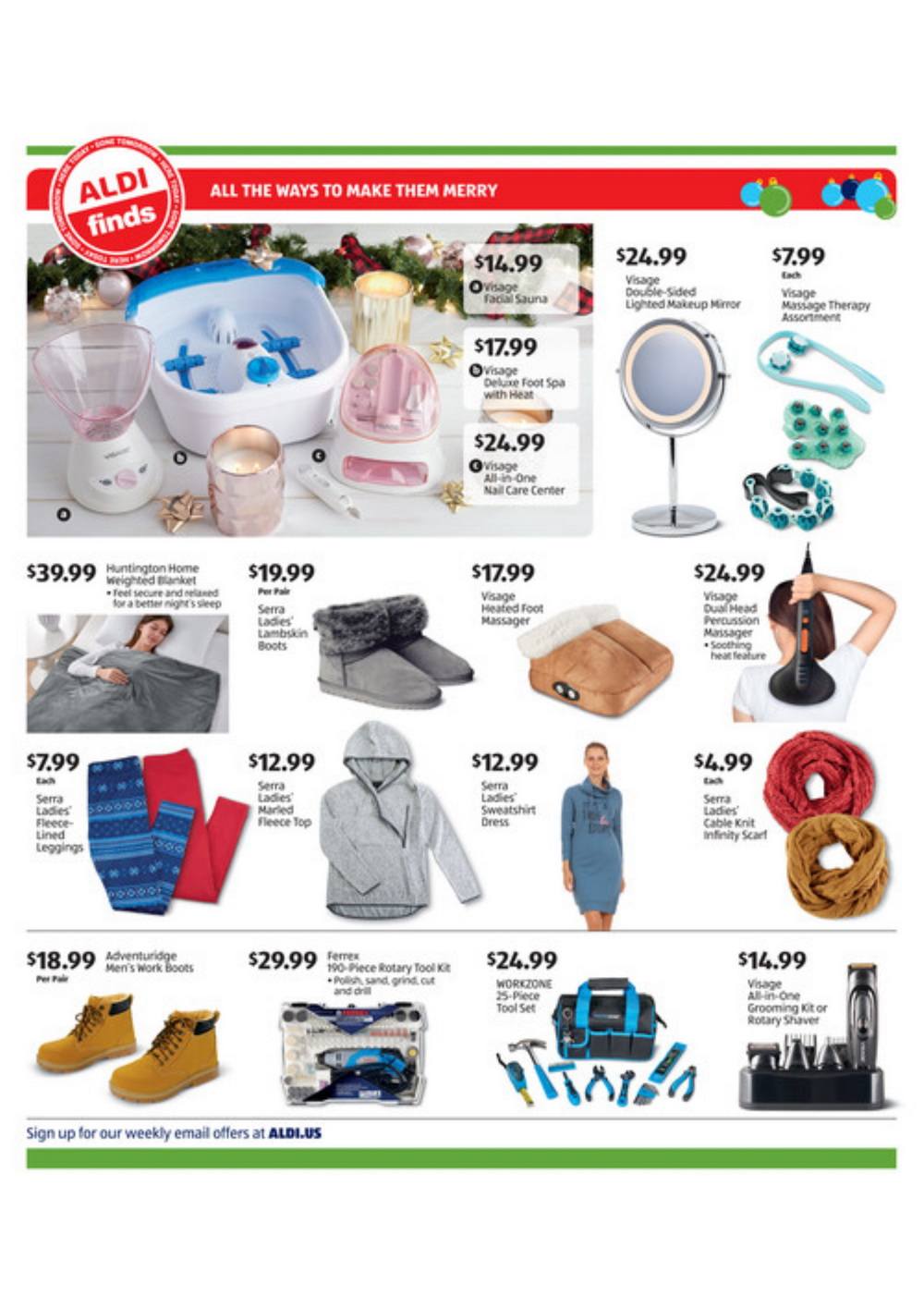 Aldi Weekly Ad Dec 01 – Dec 07, 2019