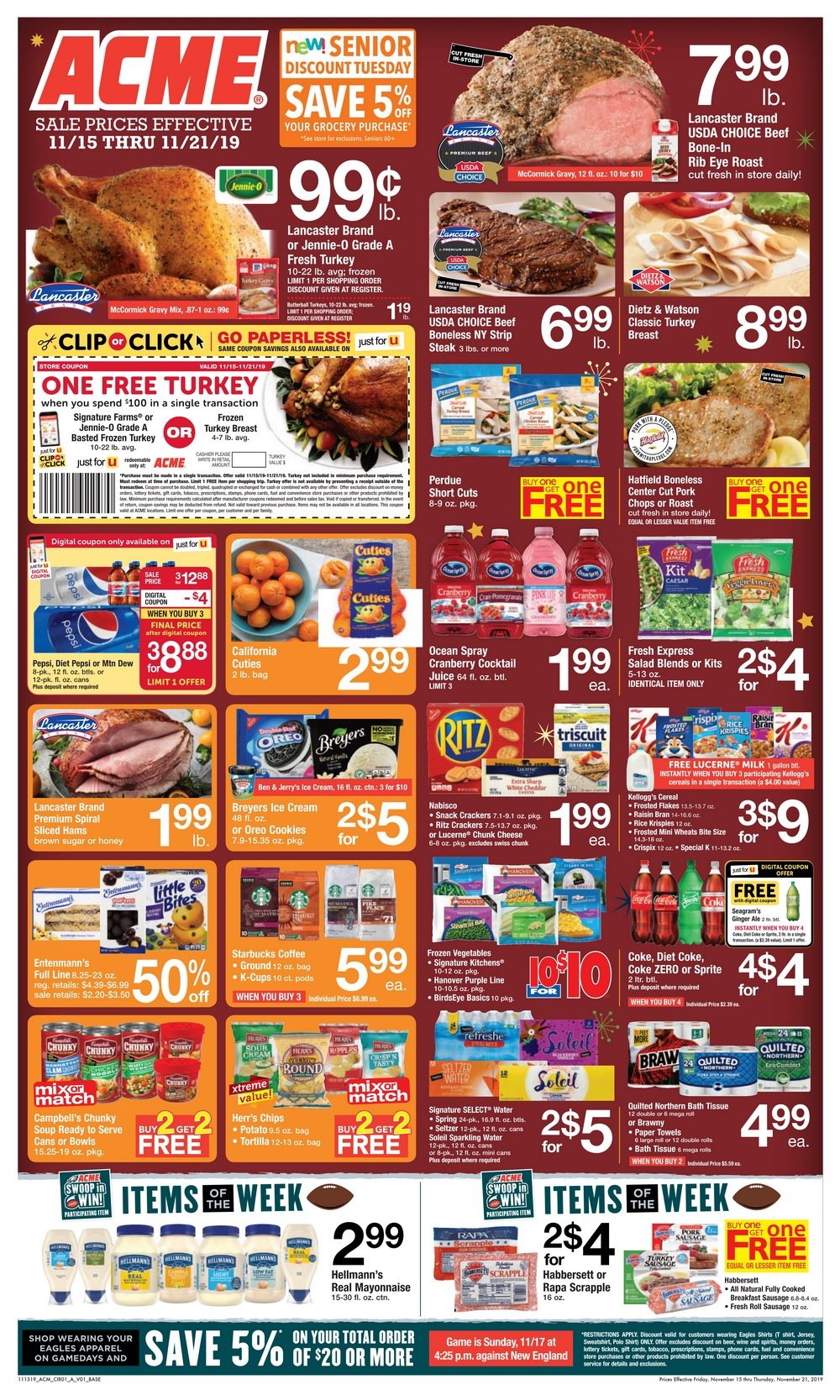 Acme Weekly Ad Nov 15 – Nov 21, 2019