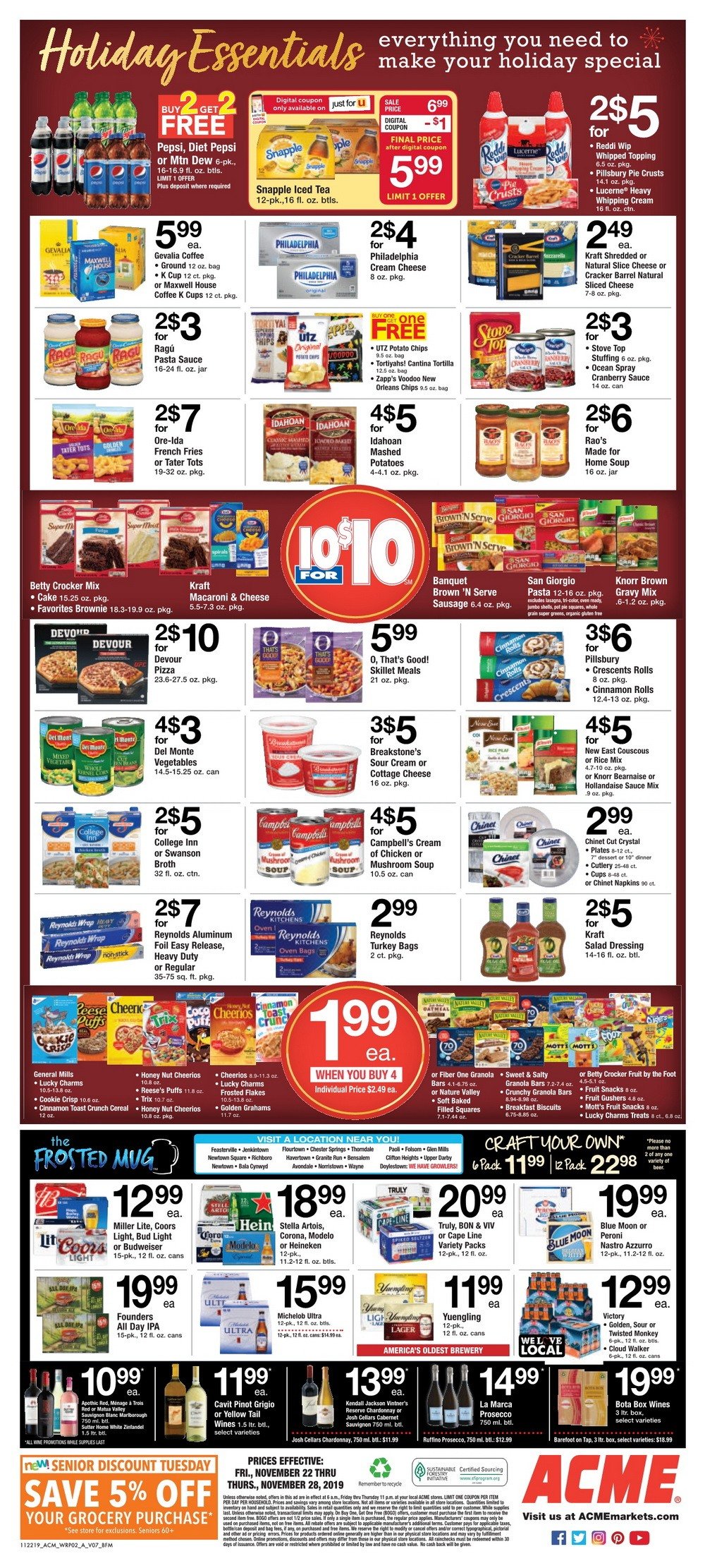 Acme Weekly Ad Nov 22 – Nov 28, 2019