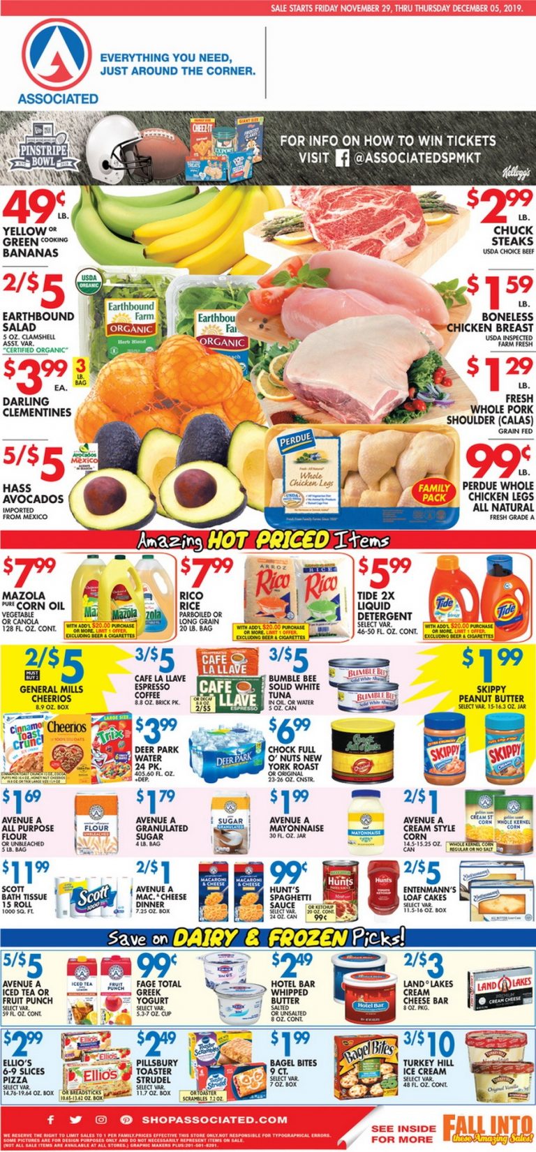 Associated Supermarkets Weekly Ad Nov 29 – Dec 05, 2019