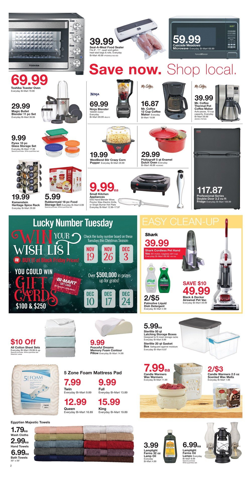 Bi Mart Weekly Ad Nov 7 – Nov 13, 2019