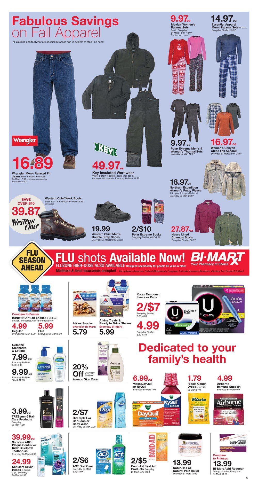 Bi Mart Weekly Ad Nov 7 – Nov 13, 2019