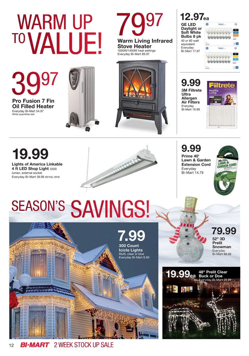 Bi Mart 2 WEEK STOCK UP SALE Nov 14– Nov 27, 2019