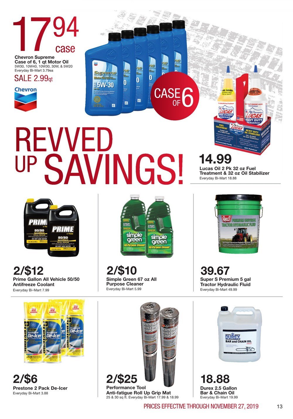 Bi Mart 2 WEEK STOCK UP SALE Nov 14– Nov 27, 2019