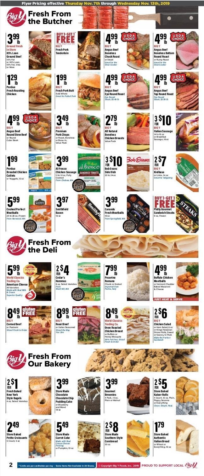 Big Y Weekly Ad Nov 07 – Nov 13, 2019