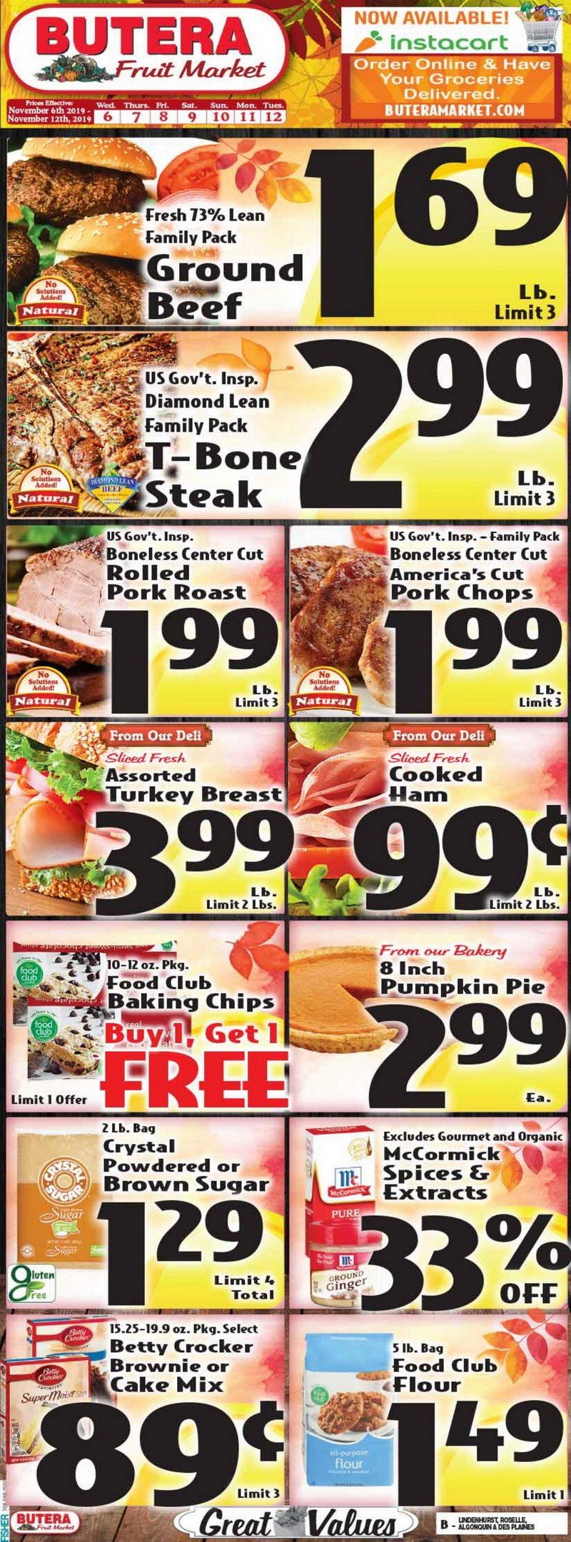 Butera Weekly Ad Nov 06 – Nov 12, 2019