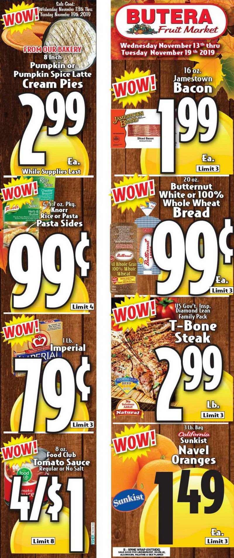 Butera Weekly Ad Nov 13 – Nov 19, 2019