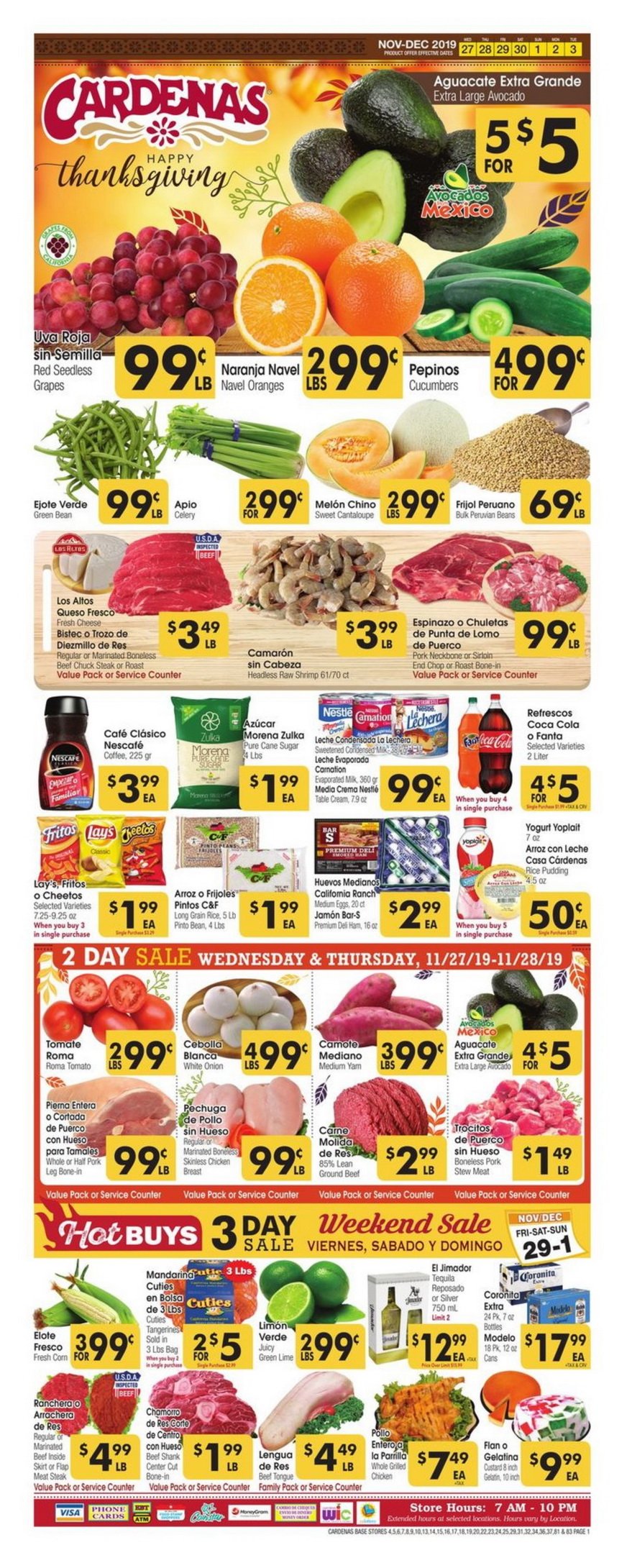 Cardenas Weekly Ad Nov 27 – Dec 03, 2019