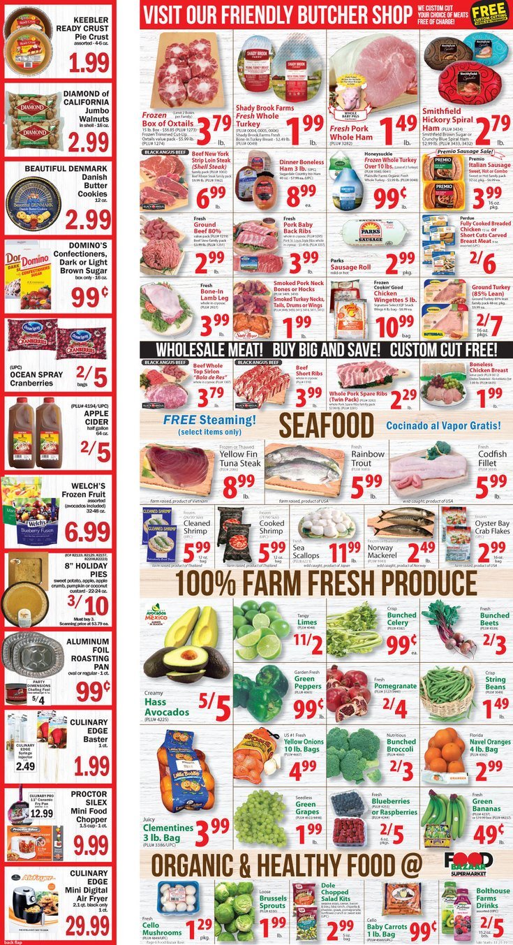 Food Bazaar Weekly Ad Nov 21 – Nov 28, 2019