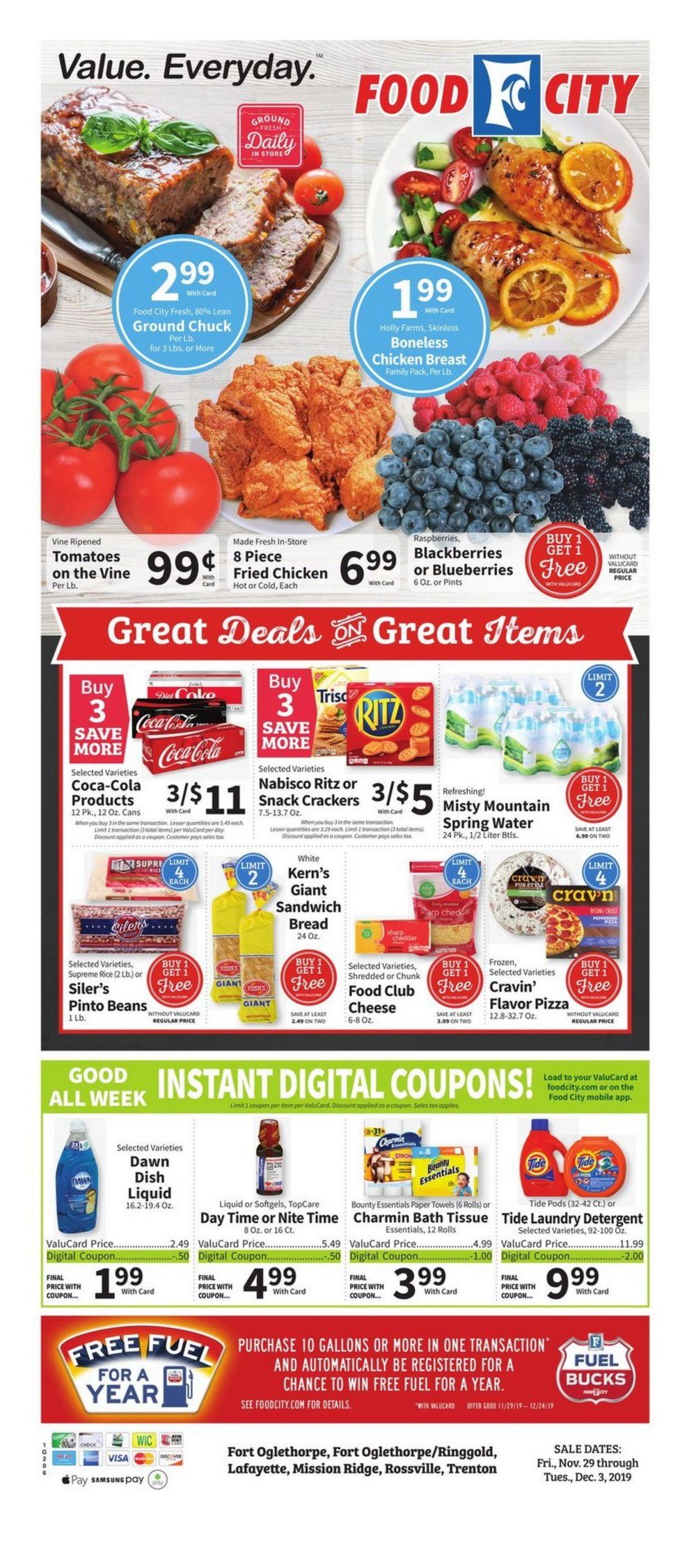 Food City Weekly Ad Nov 29 – Dec 3, 2019