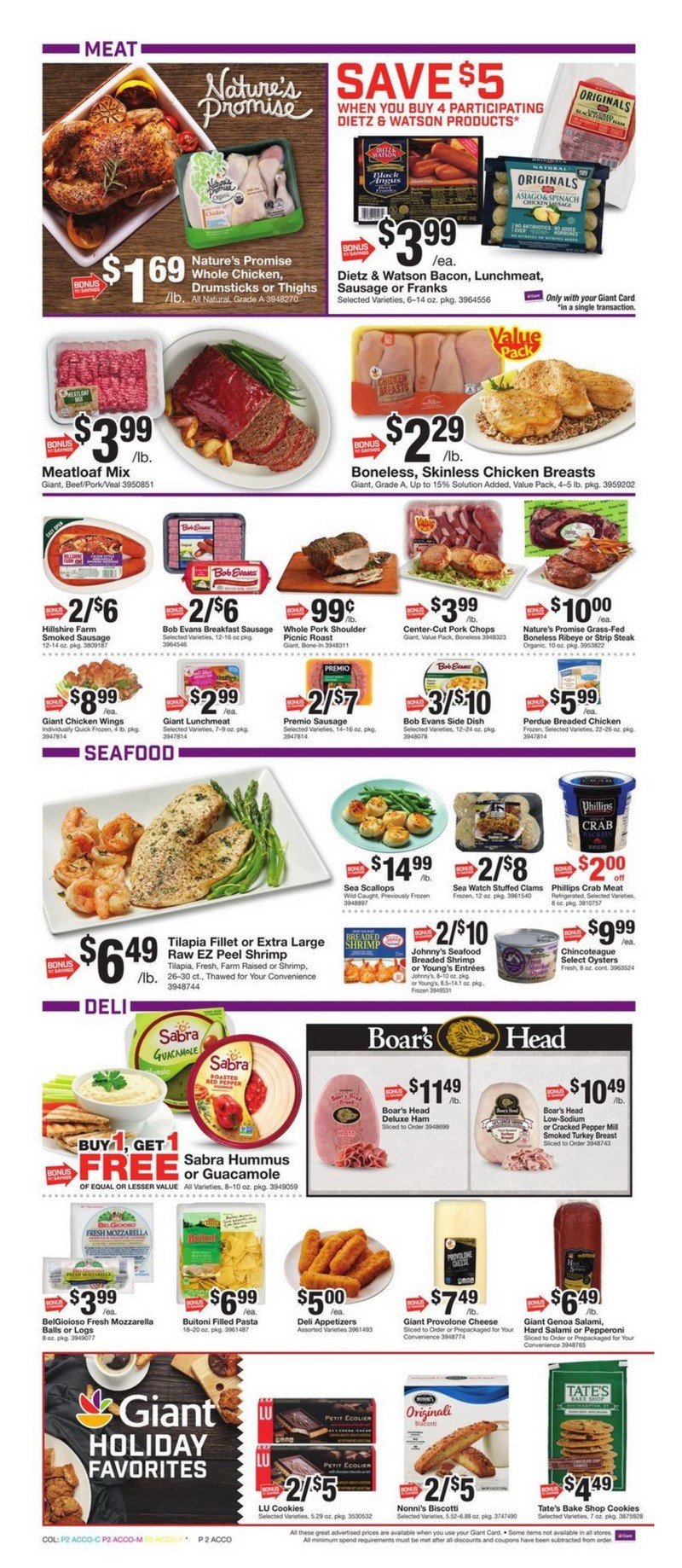 Giant Food Weekly Circular Nov 15 – Nov 21, 2019