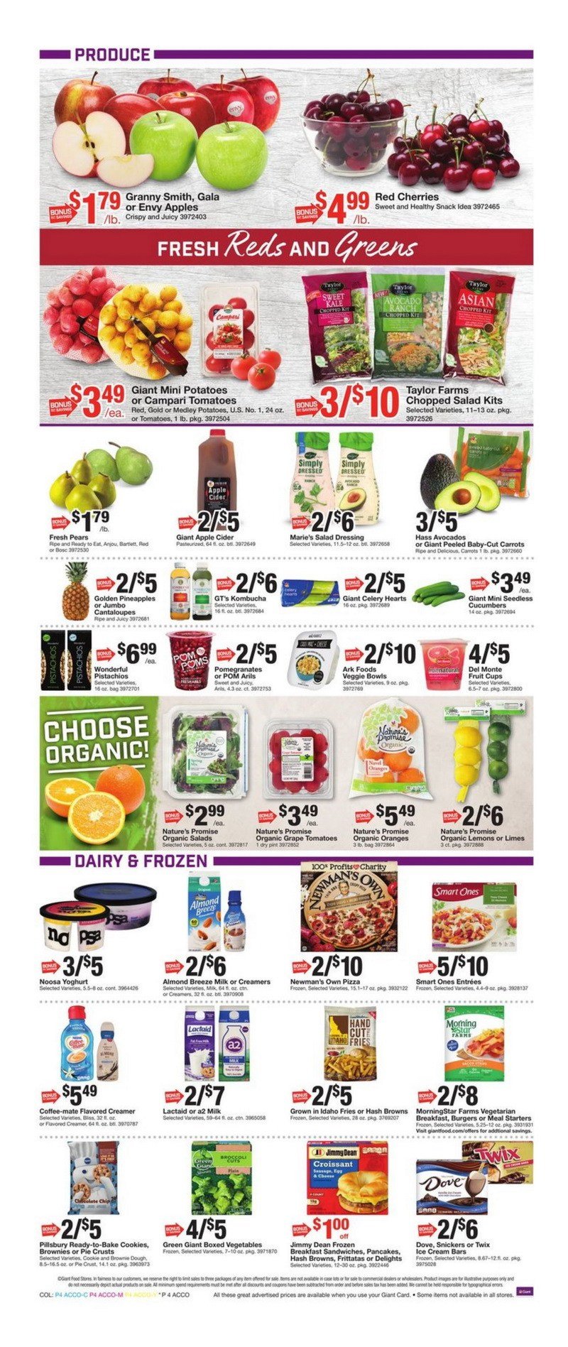 Giant Food Weekly Circular Nov 29 – Dec 05, 2019