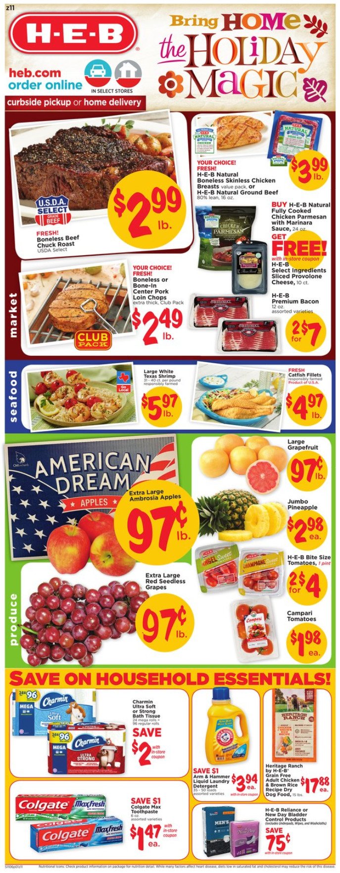 HEB Weekly Ad Nov 06 – Nov 12, 2019
