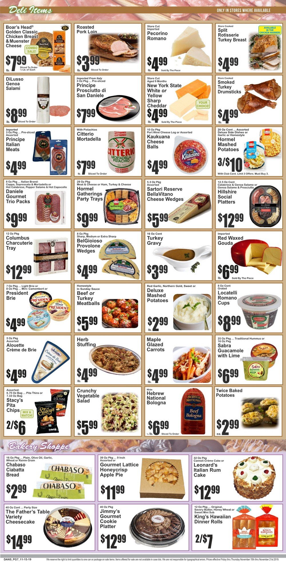Key Food Weekly Ad Nov 15 – Nov 21, 2019