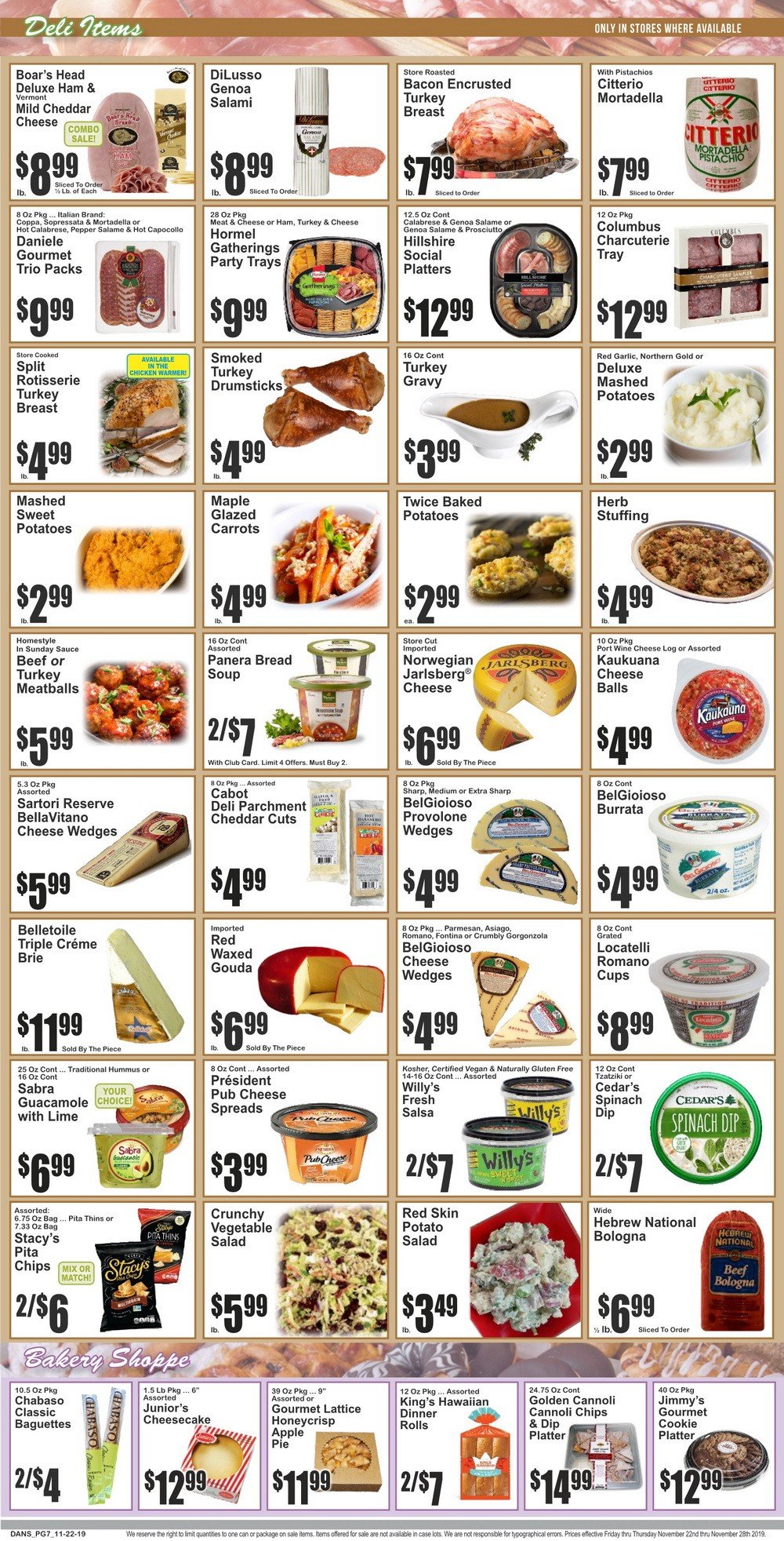 Key Food Weekly Ad Nov 22 – Nov 28, 2019