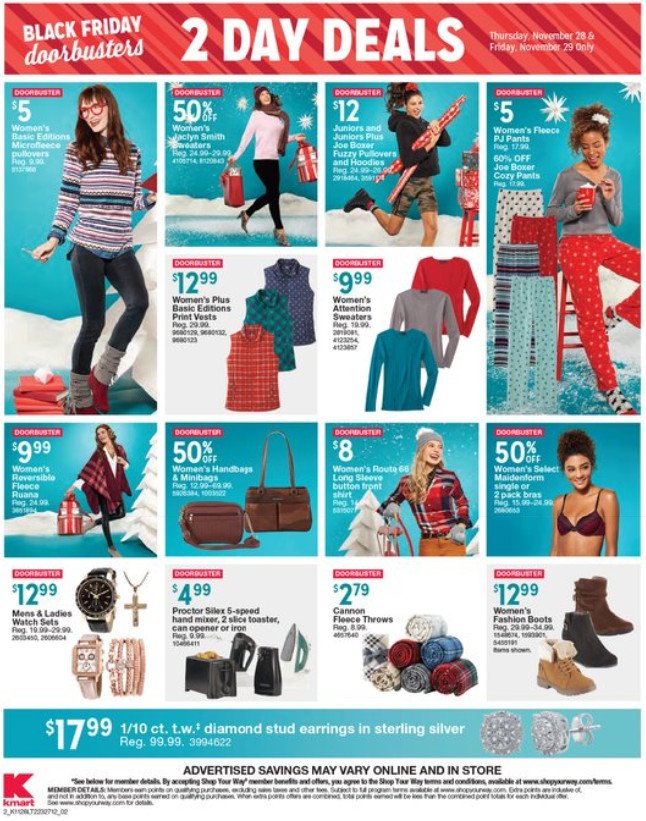 Kmart Black Friday Sale Nov 28 – Dec 01, 2019