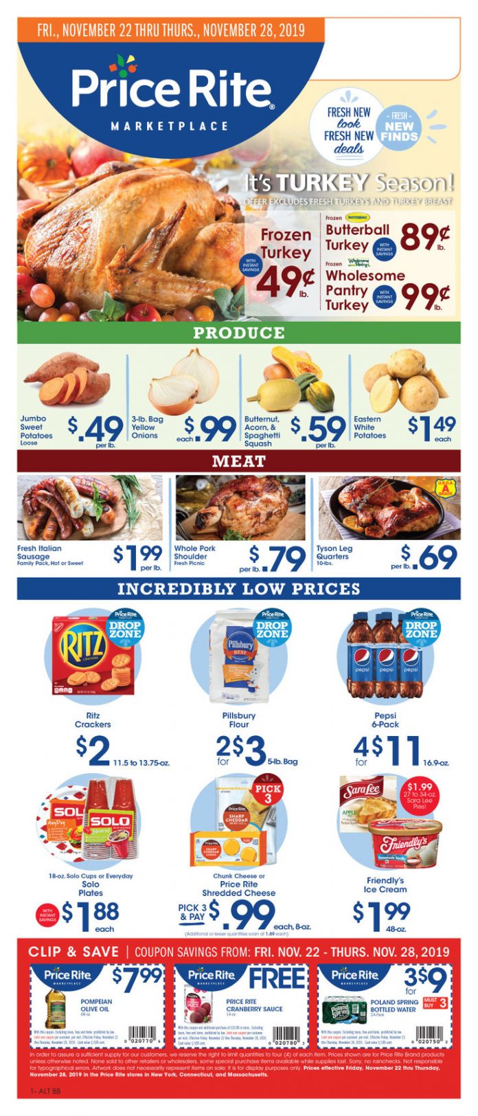 Price Rite Weekly Ad Nov 22 – Nov 28, 2019
