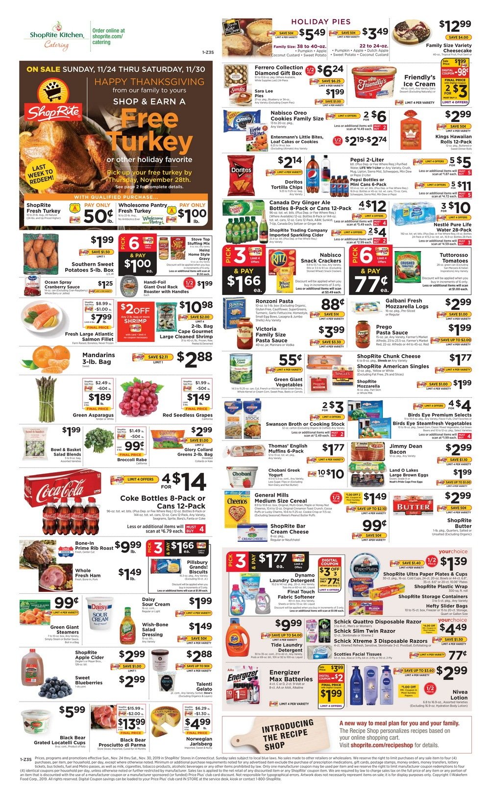 ShopRite Weekly Ad Nov 24 – Nov 30, 2019