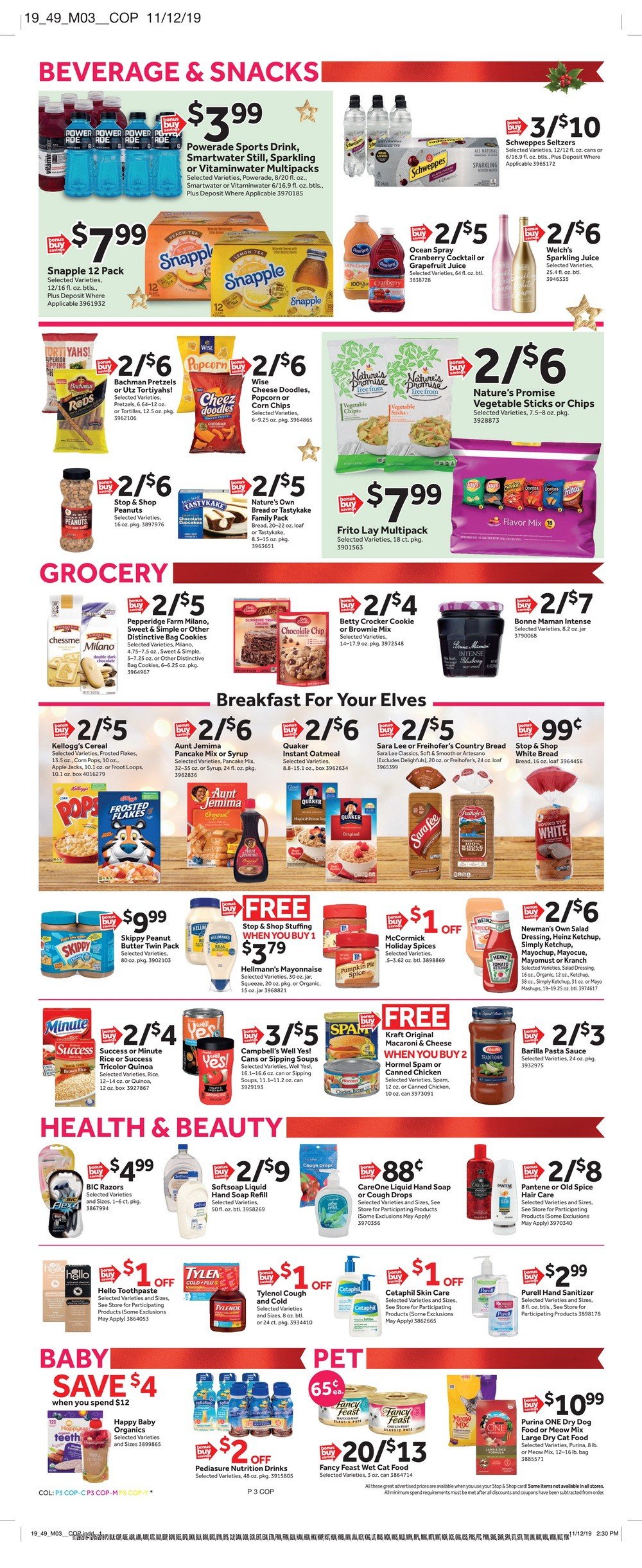 Stop & Shop Weekly Circular Nov 29 – Dec 05, 2019