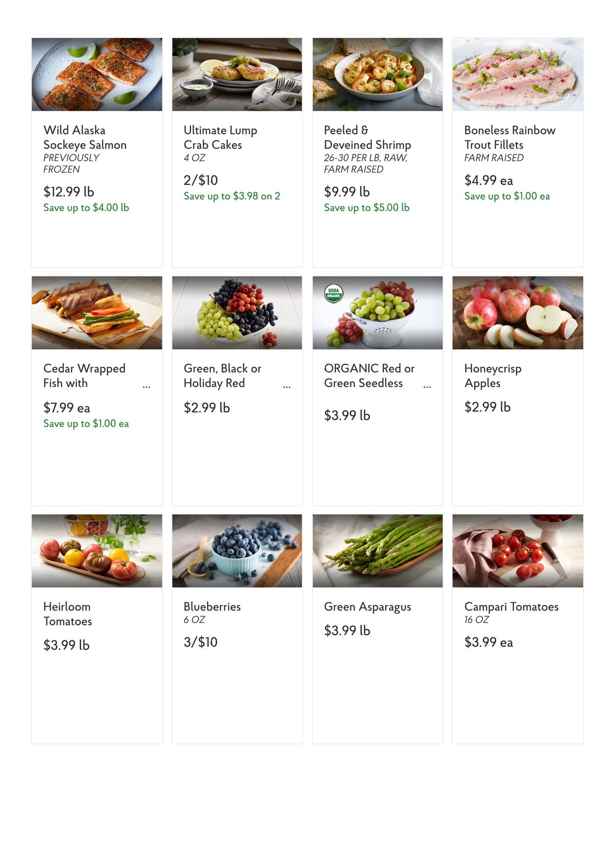 The Fresh Market Weekly Specials Nov 06 – Nov 12, 2019
